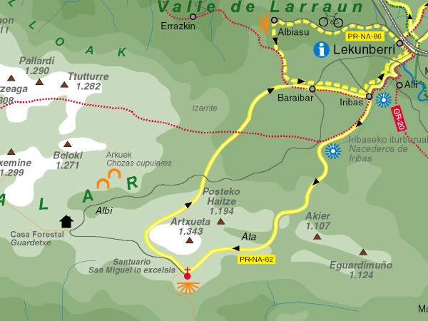 PR NA 82 San Miguel de Aralar (Rutas Navarra / Napar Bideak)